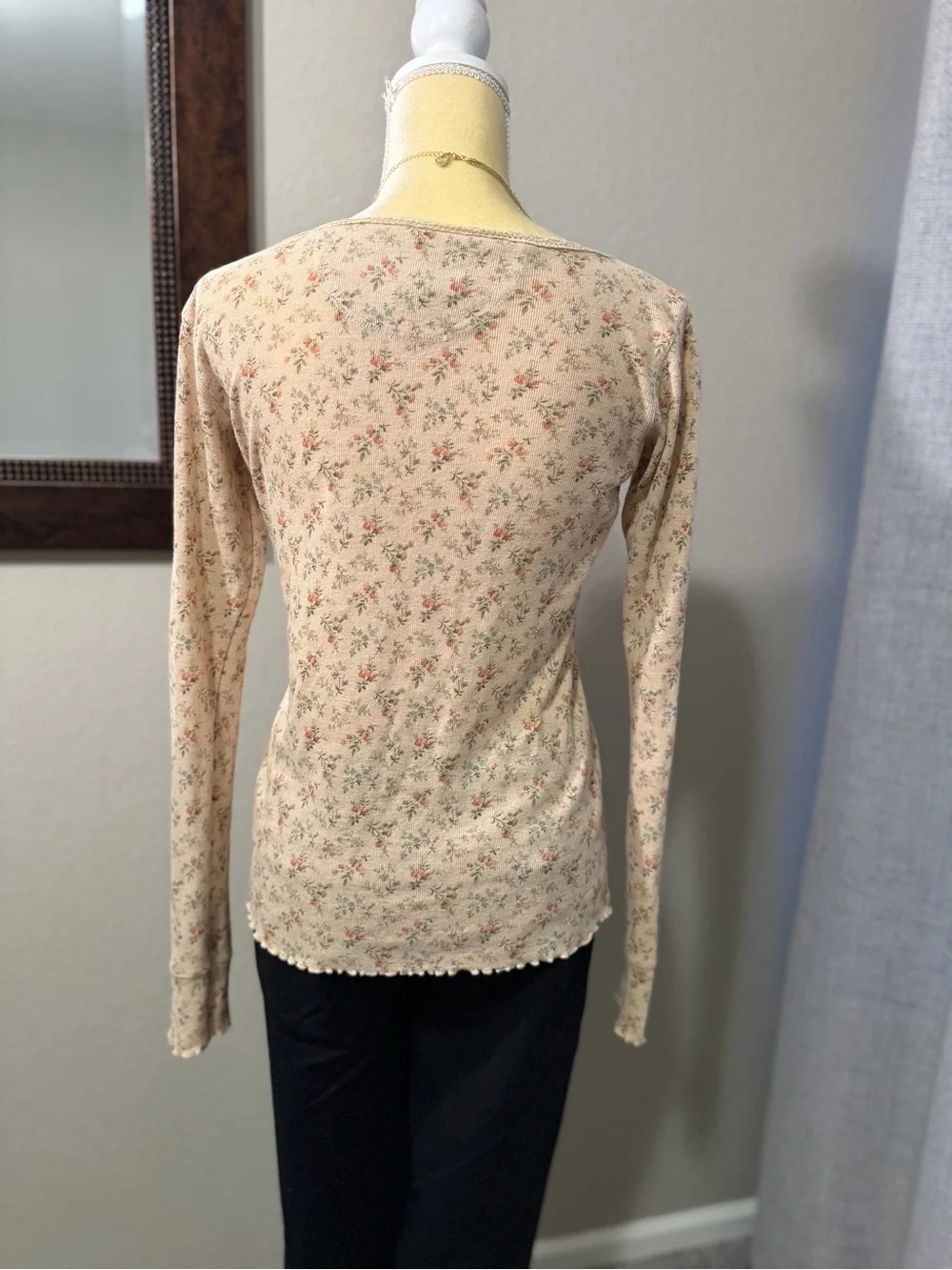 Ralph Lauren | Tops | Ralph Lauren Waffle Knit Cream Knit Top Delicate ...
